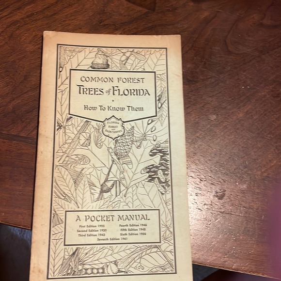 Other | Seventh Edition 1961 Common Forest Trees Of Florida How To Know ...